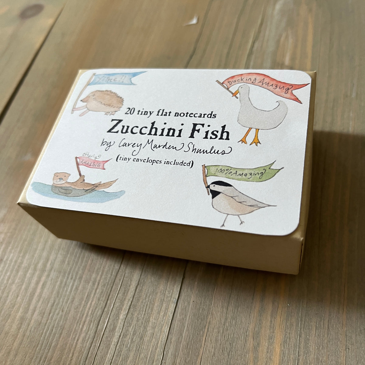 Yippee Amazing Creatures Tiny Flat Notes – Zucchini Fish