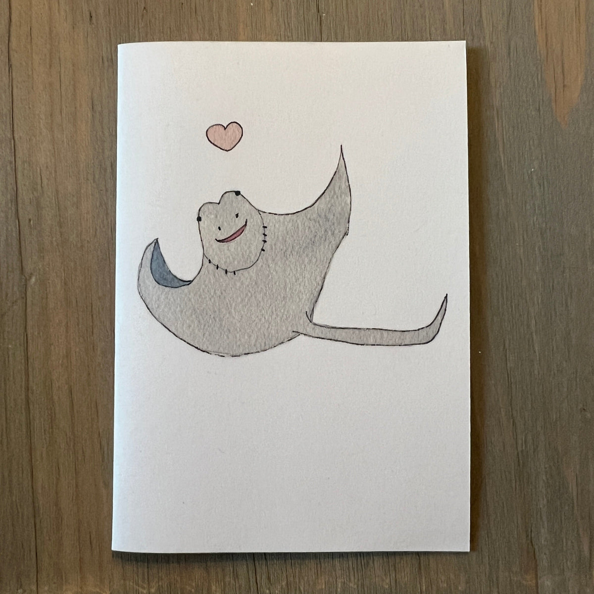 Stingray Love Enclosure Card – Zucchini Fish